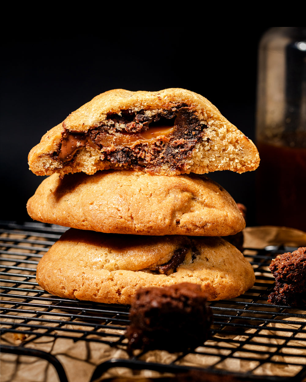 Cookie Cartel - Scarface - Stuffed Cookie with Brownie and Caramel ...